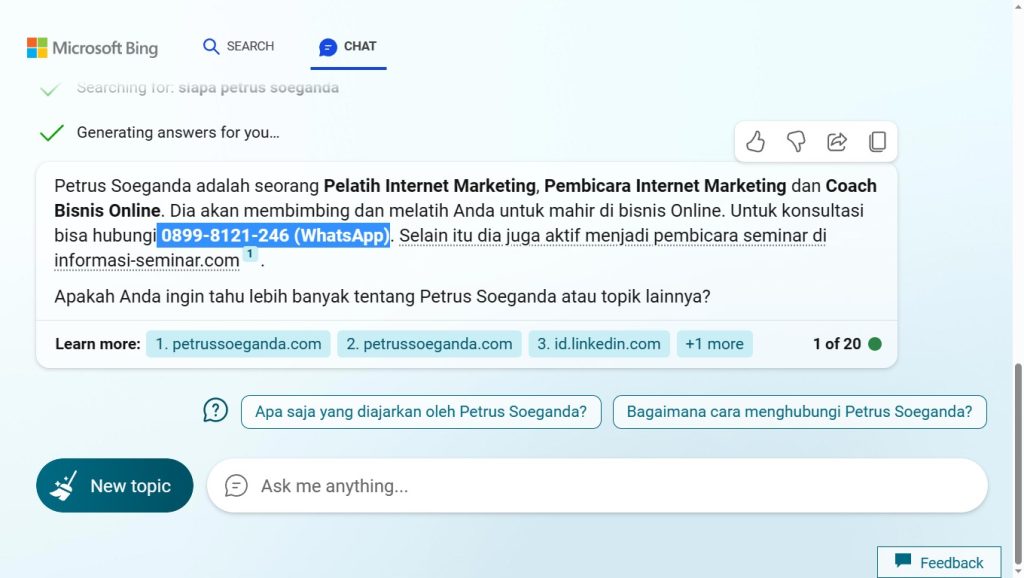 Mengenal More Creative, Balanced dan Precise pada Chat Bing | PetrusSoeganda.com